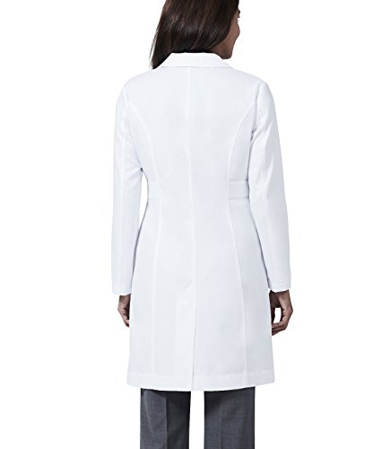 Estie Classic Fit Women's Lab Coat-White-22