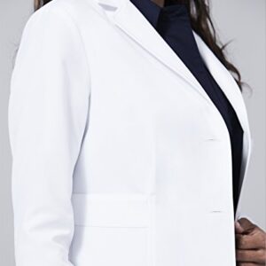 Estie Classic Fit Women's Lab Coat-White-22