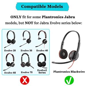 Ear Cushions for Plantronics Headset, Ear Pad Replacement Headphones Earpads Designed for Plantronics Blackwire C320 3210 3220 3320 HW251N HW261N HW510 Jabra Biz 2300 GN2000 PRO 920 9450 (10 Pack)