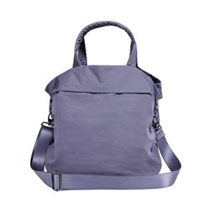 ododos 19l multi hobo bags 2.0 with 2 straps for women, totes handbags, crossbody shoulder bags, dark lavender