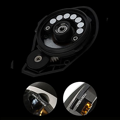 ERYUE Fishing Reel,Fishing Reel Casting Reel Baitcaster 7.2:1 High Speed Spinning Reel with Magnetic Brake 18LB Max Drag for Left Hand