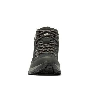 Columbia Men's Granite Trail Mid Waterproof, Black/Titanium Grey Steel, 10