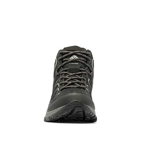 Columbia Men's Granite Trail Mid Waterproof, Black/Titanium Grey Steel, 10