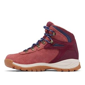 Columbia Women's Newton Ridge Plus Waterproof Amped, Beetroot/Deep Madeira, 7.5