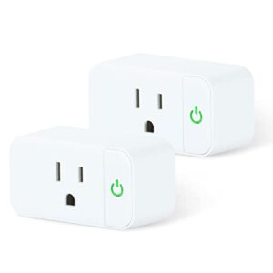 alastech smart plug, smart home wi-fi outlet compatible with alexa, echo, google home, 15a wi-fi socket for home automation, etl & fcc listed