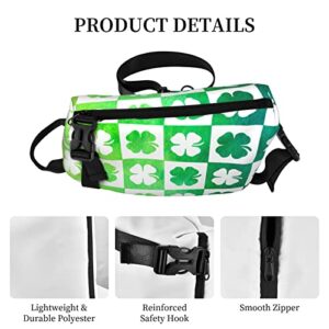 Crossbody Sling Backpack St-Patrick'S-Day-Clover Travel Hiking Chest Daypack One Strap Shoulder Bag