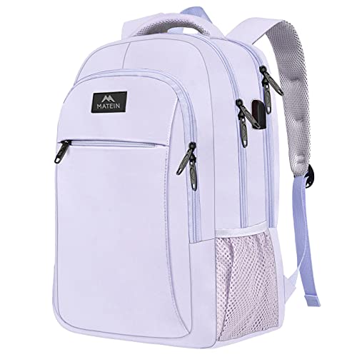 Laptop Backpack for Girls, 15.6 Inch Anti Theft College School Backpack for Women with USB Charging Port, Water Resistant Durble Students Bookbag Casual Daypack Travel Computer Work Bag Gift for Women