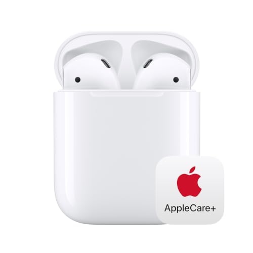 Apple AirPods (2nd Generation) Wireless Earbuds with Lightning Charging Case with AppleCare+ (2 Years)