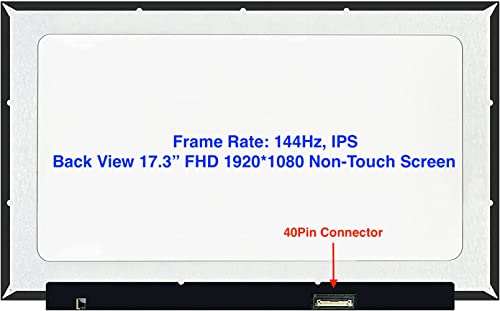 EM EMAJOR TECH LLC New Screen Replacement for MSI GT75 9SG 144Hz FHD 1920x1080 LCD LED Display