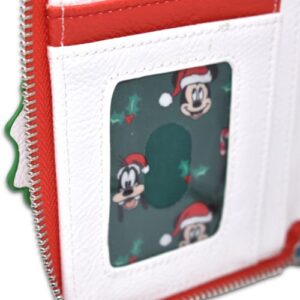 Loungefly GT Exclusive Disney Mickey & Friends Holiday Wreath Wallet