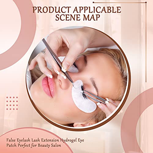 500 Pairs Under Eye Gel Pads Natural Eyelash Extension Gel Pads Patches Kit for Eyelash Extension Supplies Bulk Eyelash Extension Supplies Beauty Tools, Fit Most Eye Shape