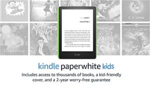 kindle paperwhite kids (16 gb) – made for reading - access thousands of books with amazon kids+, 2-year worry-free guarantee