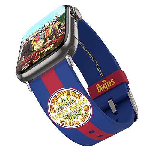 The Beatles - Sgt. Pepper's Lonely Hearts Club Band Smartwatch Band - Officially Licensed, Compatible with Every Size & Series of Apple Watch (watch not included)