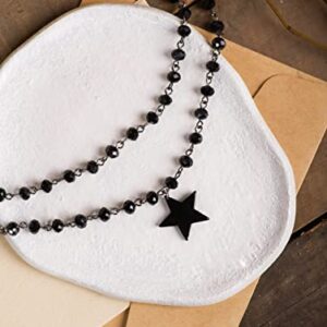 Sacina Goth Layered Star Choker Necklace, Black Choker Necklace, Goth Choker Necklace, Gothic Necklace, Emo Necklace, Halloween Christmas New Year Jewelry Gift For Women