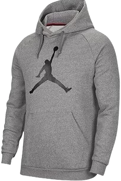 Nike Mens Jumpman Fleece Hoodie, Mens Logo Hoodie, Fleece Hoodie for Men (as1, alpha, s, regular, regular, Standard, Grey, Small)