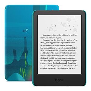 Kindle Kids (2022 release) – Includes access to thousands of books, a cover, and a 2-year worry-free guarantee - Ocean Explorer