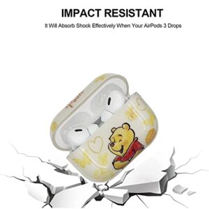 Case for Airpods Pro 2 Case Cover, Airpods Pro 2 Case and Lanyard+Earphone Cleaning Pen Cute Cartoon Personalized Custom Anime Design Airpod Case for Women Girls Wireless Airpods Pro 2 Case (Pooh)