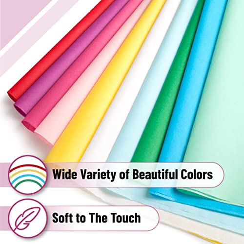 Mr. Pen- Tissue Paper for Gift Bags, 120 Pack, 10 Vibrant Colors, 20 x 26 Inches, Tissue Paper for Gift Wrapping, Tissue Paper Bulk, Tissue Paper for Packaging, Bulk Tissue Paper, Gift Tissue Paper