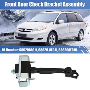 X AUTOHAUX Front Left Door Check Bracket Stop Strap 68620-AE011 for Toyota Sienna 2004-2010 Car Door Check Arm Assembly LH Driver Side Door Check Strap Stopper Door Limiter