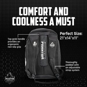 Phantom Pickleball Backpack Professional Tour Bag – 21 x 14 x 11 Inches Large Capacity Pickleball Bag with Padded Straps, Shoe Compartment, Laptop Sleeve – Insulated Backpack for Pickleball Equipment