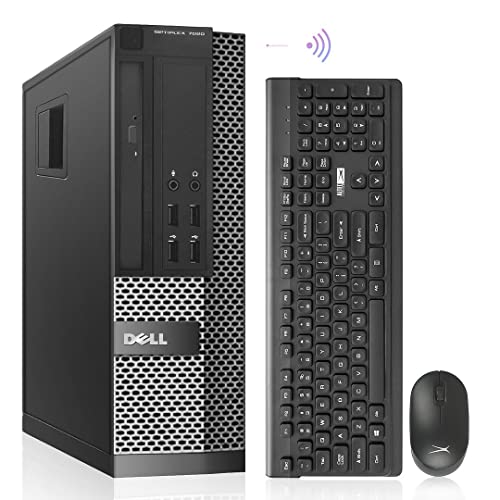 Dell OptiPlex 7020 Desktop Computer,Intel Quad Core i7 4790 3.6Ghz, 32GB Ram New 2TB SSD, AC8260 Built-in WiFi,Dual Monitor Support,HDMI DVD-RW Windows 10 Pro,Altec Wireless Keyboard Mouse(Renewed)