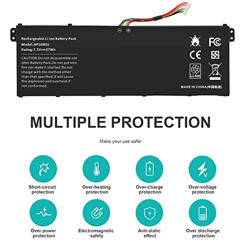 Fancy Buying AP16M5J Laptop Battery for Acer Aspire 1 A114-31 A114-32 Aspire 3 A314-31 A314-32 A314-41 A315-21 A315-21G A315-22 A315-31 A315-32 A315-33 A315-41 A315-51 A315-53 A315-53G 2ICP4/80/104