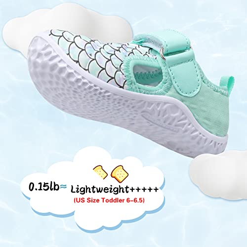 Toddler Water Shoes for Girls Boys Kids Barefoot Swim Beach Aqua Shoes Breathable Quick Dry for Outdoor Water Sports Pool River 5.5-6 Toddler