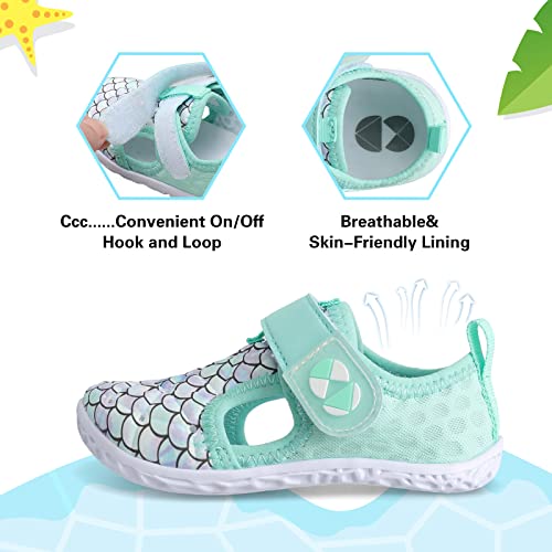 Toddler Water Shoes for Girls Boys Kids Barefoot Swim Beach Aqua Shoes Breathable Quick Dry for Outdoor Water Sports Pool River 5.5-6 Toddler