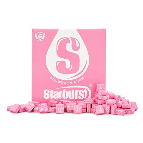 Starburst Fruit Chews Candy Bulk Pack - 2 Pounds - All Pink - In Mighty Merchandise Packaging