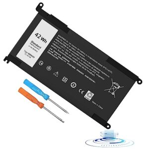 42wh wdx0r laptop battery for dell inspiron 13 15 5000 7000 series 13 7378 7375 7368 5378 5379 5368 15 7579 7569 5567 5568 5570 5578 5775 5579 7560 7570 17 5765 5767 5770 series wdxor p58f p69g 3crh3