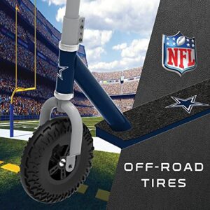 Hover-1 NFL Off-Road Kick Scooter - Official NFL Logos and Colors - Pittsburgh Steelers, Seattle Seahawks, Philadelphia Eagles, Denver Broncos, Green Bay Packers, Dallas Cowboys, Kansas City Chiefs