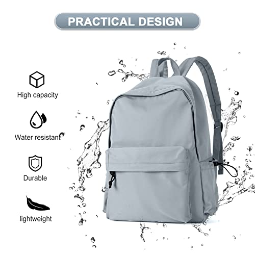 UPPACK Backpack Lightweight Bag Waterproof High Middle Backpack For Cute Aesthetic Backpack Casual Daypack For Men Women Blue