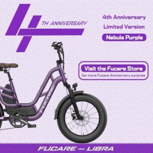 Fucare Libra 750W Electric Bike for Adults 32MPH 48V 20Ah LG Lithium Battery EBike with Full Suspension LCD Color Display 20"*4.0" All-Terrain Fat Tire 7 Speed Snow Commute Electric Bicycles