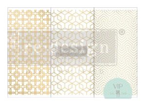 655350656799 *vip exclusive* decor transfers®-motif géométrique-6 sheets, 6"x12" / rub-ons valentine gifts,easter day decorations,kids gifts,mother valentines day gift