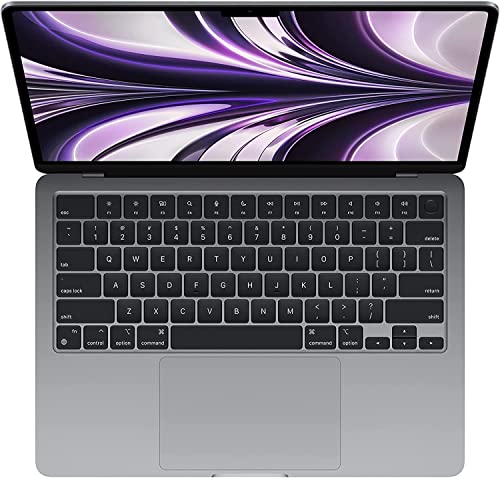 2022 Apple MacBook Air with Apple M2 chip (13-inch, 8GB RAM, 256GB SSD Storage) Space Gray (Renewed)