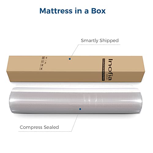 Inofia Folding Mattress, 4 Inch Memory Foam Trifold Mattress with Ultra Soft Bamboo Cover, Non-Slip Bottom & Breathable Mesh Sides - Foldable Guest Mattress, Cot Size (75" x 31" x 4")