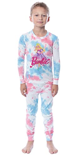 INTIMO Barbie Girls' Princess Doll Unicorn Unisex Child 2 Piece Sleep Pajama Set (6)