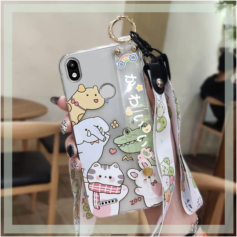 Fashion Design for Woman Lulumi Phone Case for Infinix Smart 2 X5515, Original Cover Durable Dirt-Resistant Back Cover for Men Luxury for Girls Glitter Soft Case Astronaut Cartoon New, 5