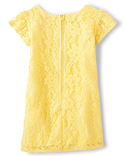 The Children's Place,Family Matching Dresses, Mommy and Me,Girls,Yellow Lace,12-18 Months