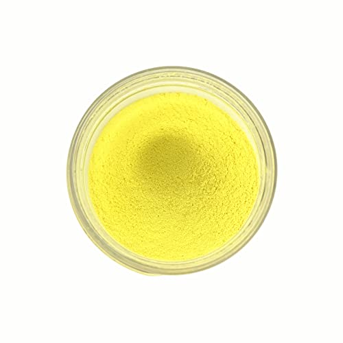 Thermochromic pigment 10g 82F/28 °C Yellow to white, thermal mood color heat sensitive changing paint temperature activated for slime/shoes Glass epoxy tumbler supplies etc.