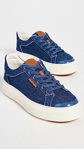 Tory Burch Women's Ladybug Sneakers, Azul/Azul/Azul, Blue, 6.5 Medium US