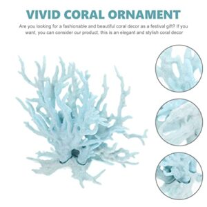 POPETPOP Vivid Coral Figurine Decorative Coral Sculpture Aquarium Coral Ornament Fish Tank