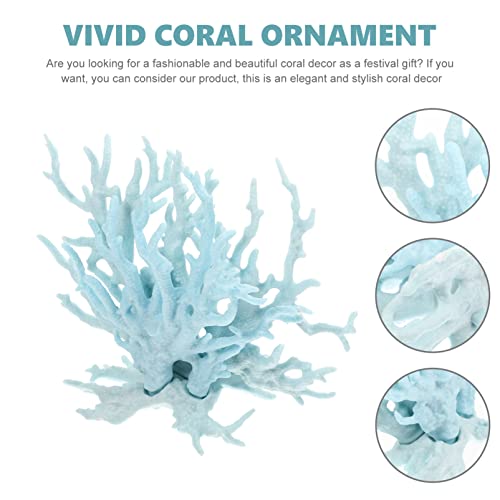 POPETPOP Vivid Coral Figurine Decorative Coral Sculpture Aquarium Coral Ornament Fish Tank