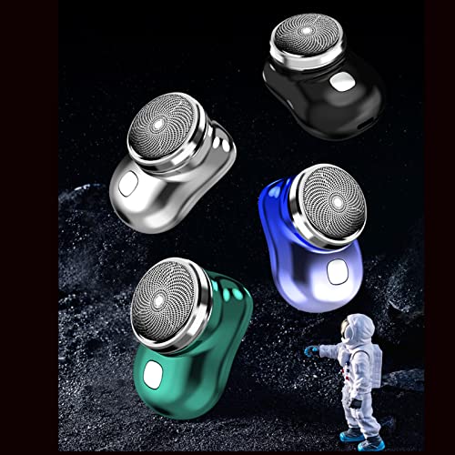 Newest Mini-Shave Portable Electric Shaver, Pocket Size Wet and Dry Mens Razor USB Rechargeable Shaver Charging Easy One-Button Use Suitable for Home,Car,Travel