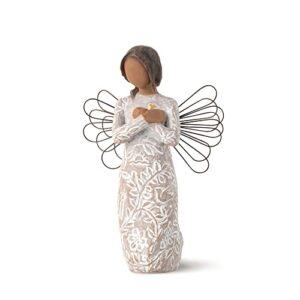 willow tree remembrance (darker skin), sculpted hand-painted angel