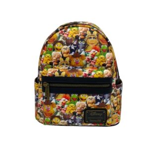 loungefly exclusive muppets all over print double strap shoulder bag