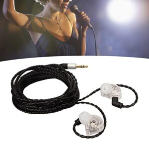 HiFi Wired Headphones, Wired Monitor Headphones, Heavy Bass, 3.5mm Jack Musician for DJ