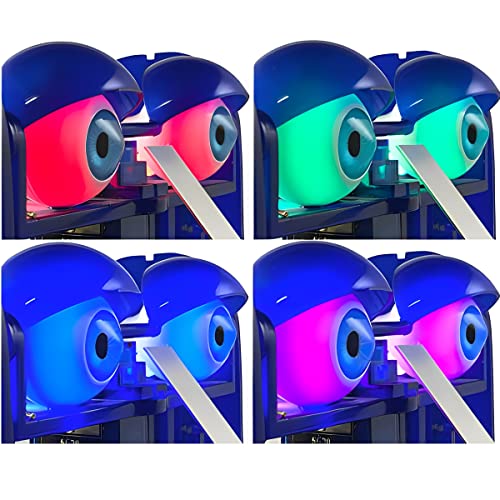 Illuminating Replacement Eyes Glowing RGB Color Eyeballs Toy for Ohbot v2/v2.1 Kids Educational Programmable Robot STEM Learning Toys for Children