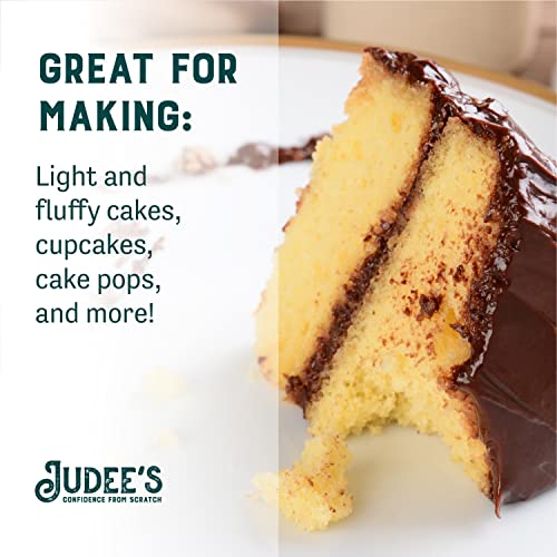 Judee's Yellow Cake Mix 10 oz - Baking Supplies - Super Moist and Rich - Great Pantry Essential - 100% Non-GMO, Gluten-Free and Nut-Free - Use for Baking and Decorating