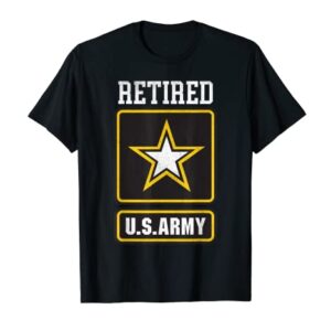 Army Retired T-Shirt Military U.S. Army Retirement T-Shirt